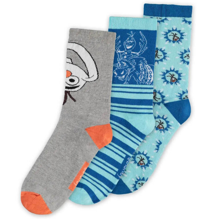 Disney - Olaf - Crew Socks (3Pack) - 35/38 | Nexus vefverslun