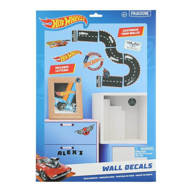 Hot Wheels Personalisation Wall Decals | Nexus vefverslun